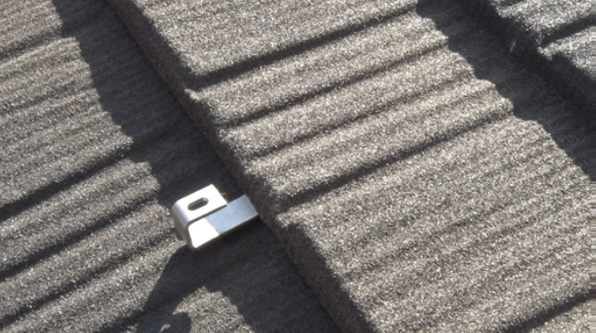 Solar Mounts for Stone-Coated Metal Roofing